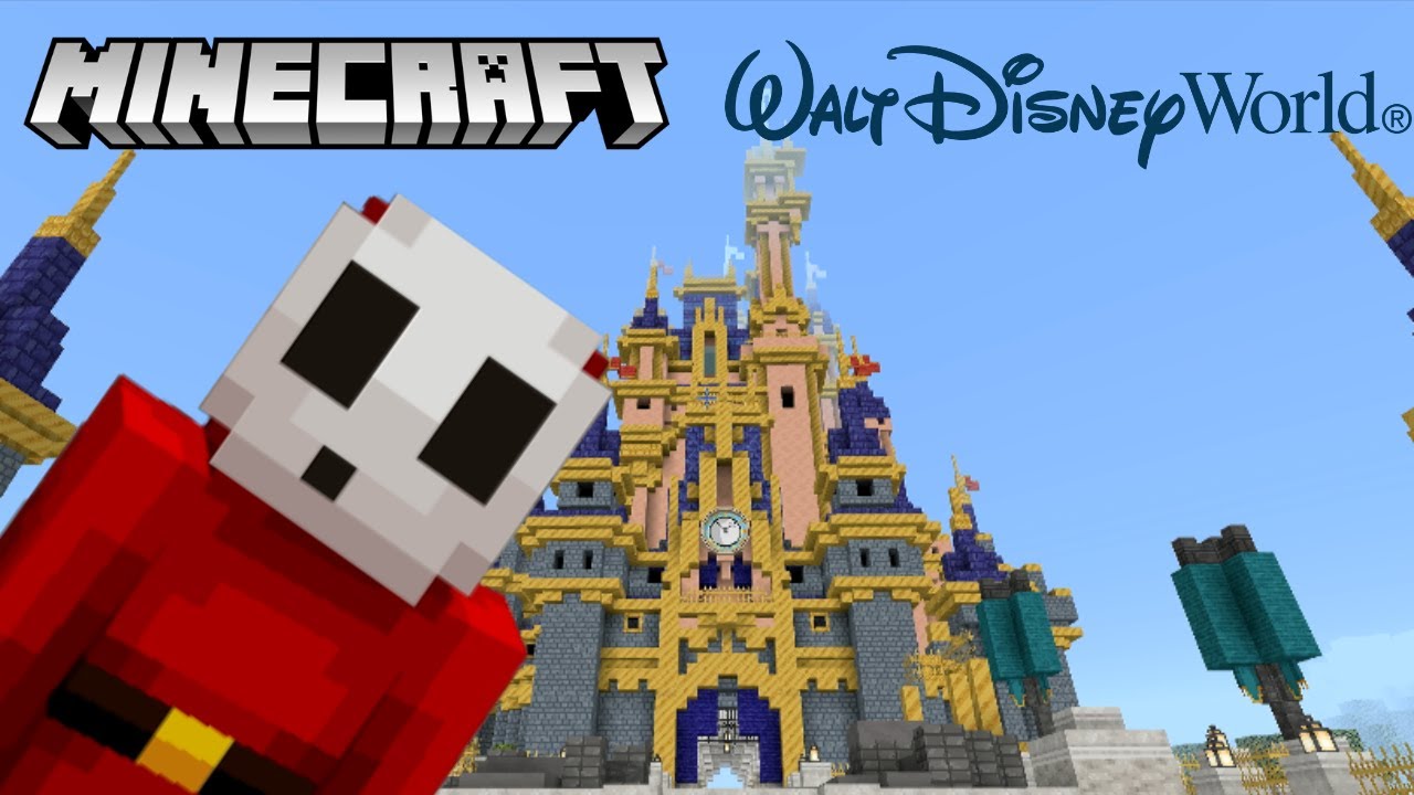 Let’s visit the Magic Kingdom from Walt Disney World in @minecraft ...
