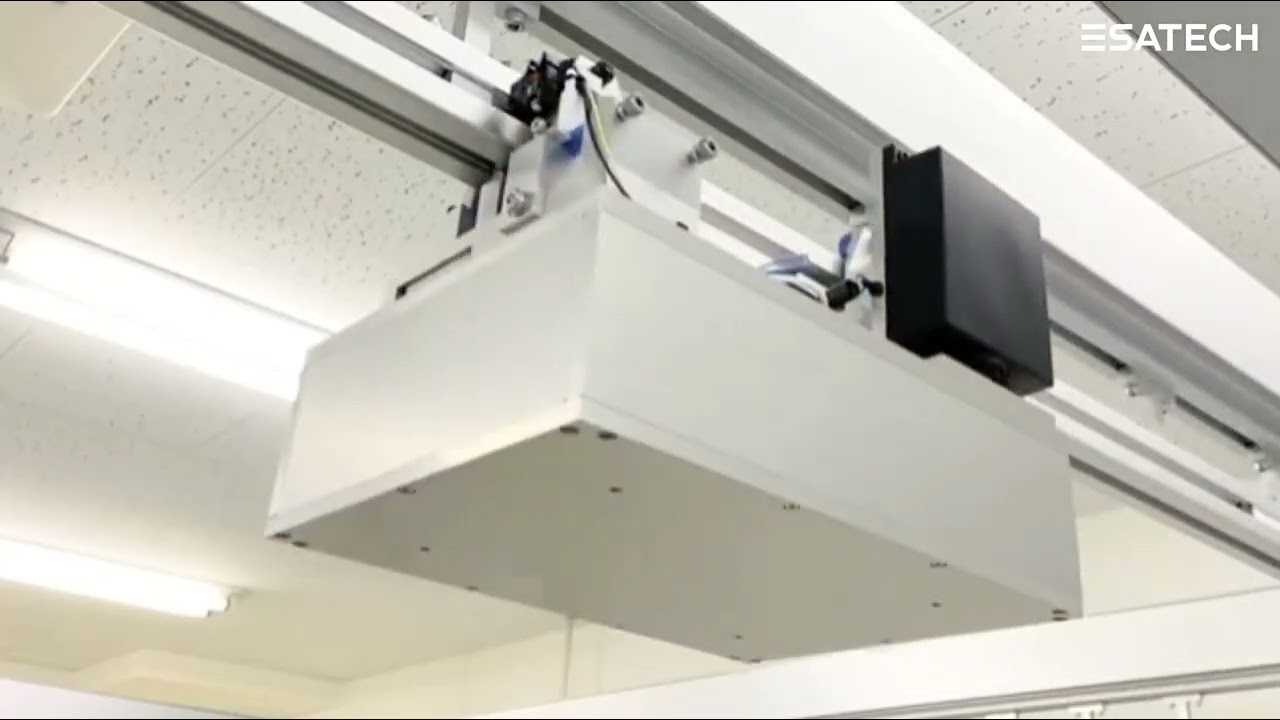 OHT vehicle, OHT system - YouTube