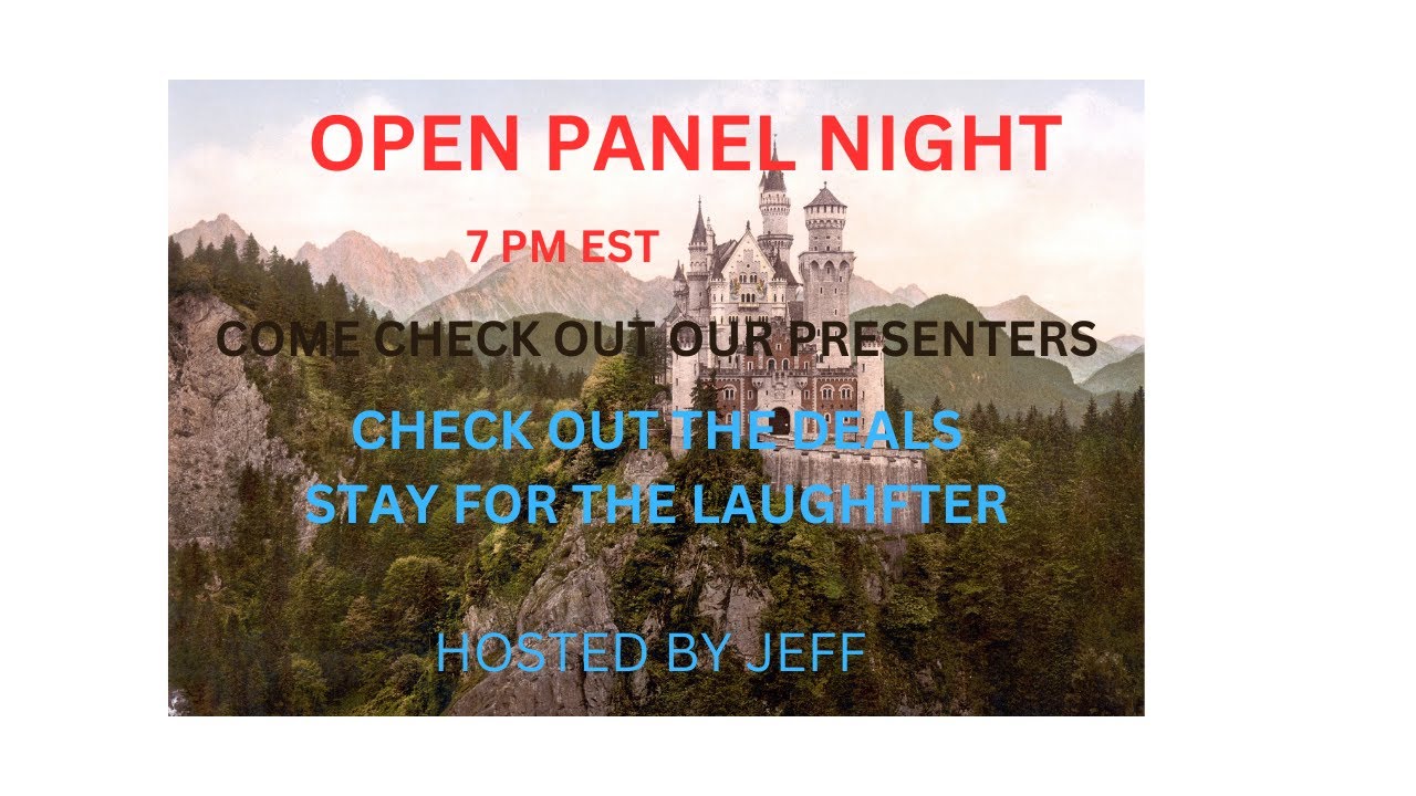 OPEN PANEL NIGHT 7 PM EST - YouTube
