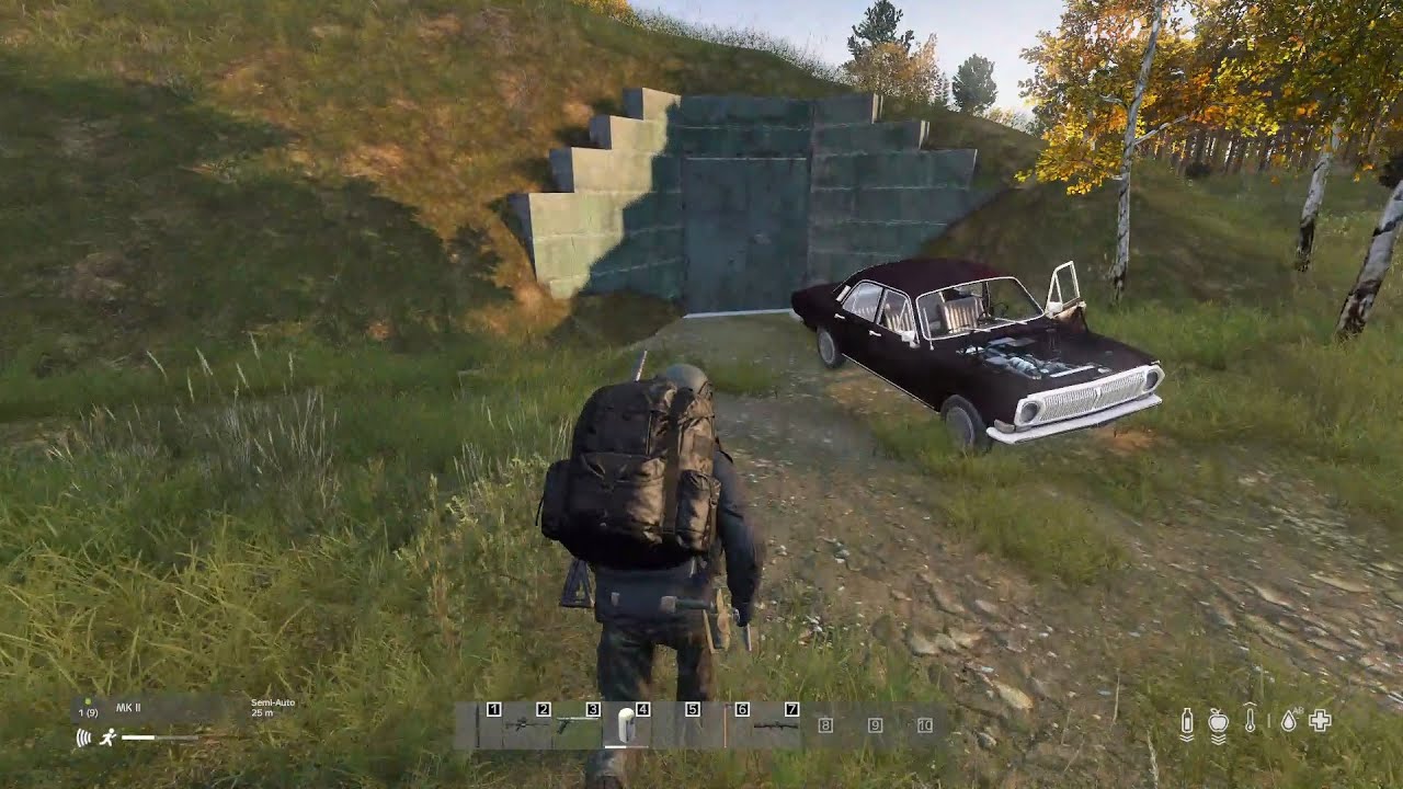 DayZ - Hangar Base in NW Airfield - YouTube