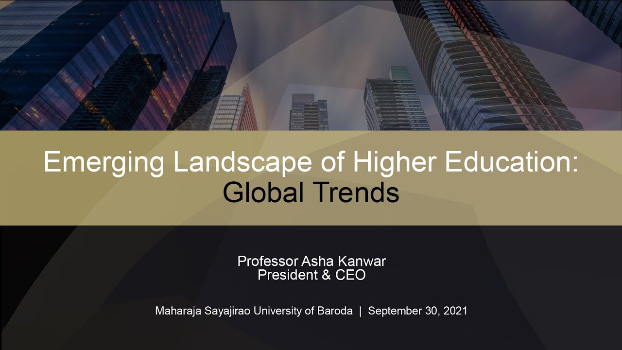 Emerging Landscape of Higher Education: Global Trends - YouTube