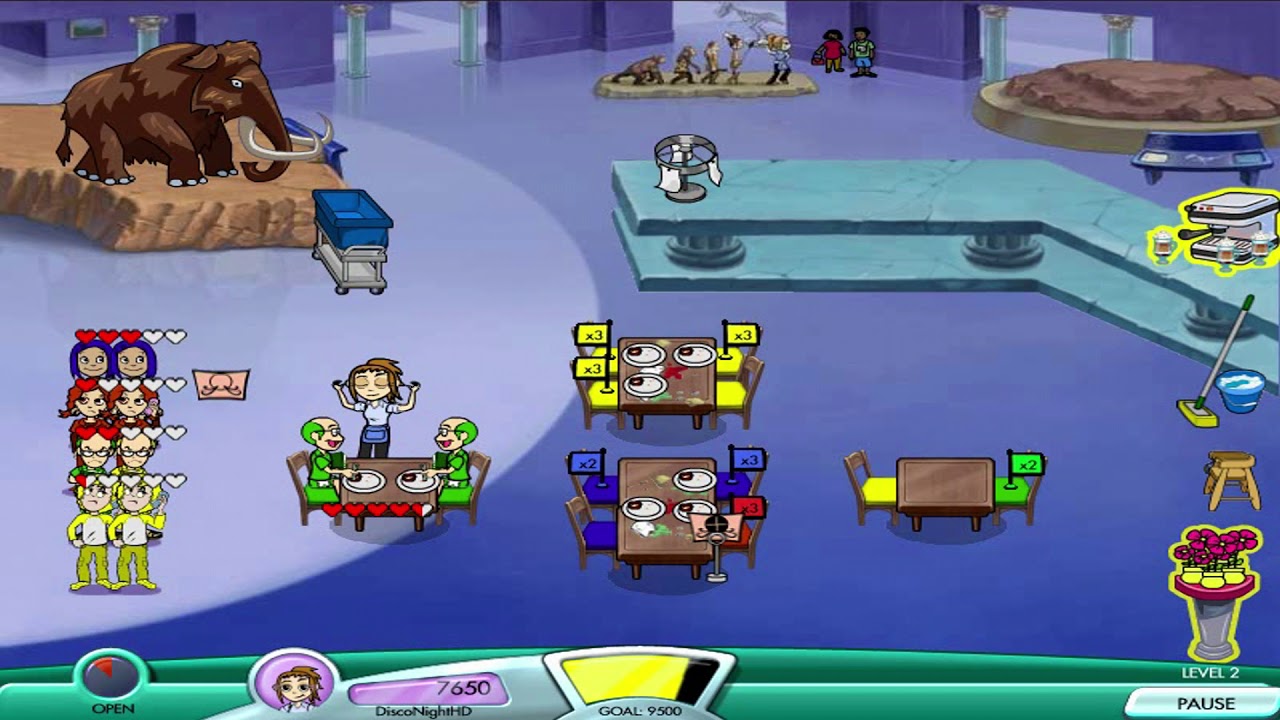 Diner Dash 4: Hometown Hero Walkthrough - Level #22 - Museum Grill ...