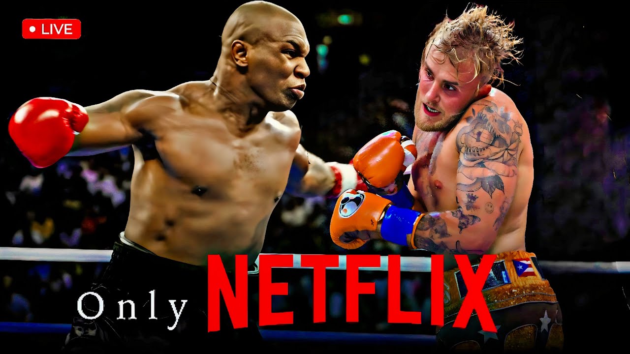 WATCH BEFORE DELETED! Mike Tyson VS Jake Paul Full Fight NETFLIX Live ...