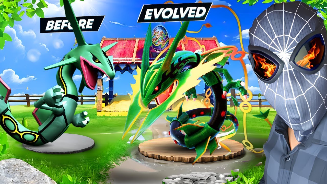 FINALLY I MEGA EVOLVED RAYQUAZA TO GOD POKEMONS 😱 PALWORLD #145 - YouTube