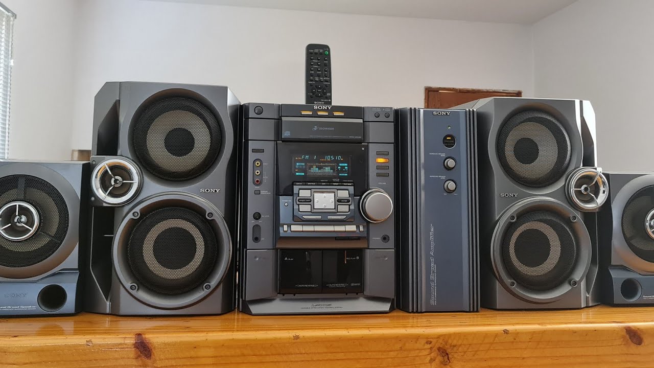 Mini System Sony MHC-DX80 Top da linha. - YouTube