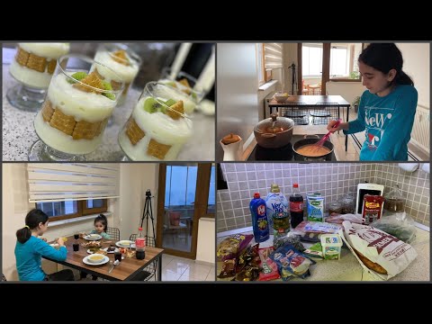 RAMAZAN AYINDA HERKES BUNLARI ÇEKİYOR😀TATLI YAPMAYACAKTIM DURAMADIM😋MARKET ALIŞVERİŞİM👍GÜNLÜKVLOG