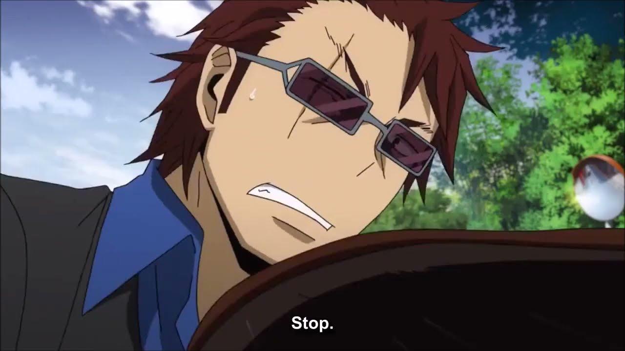 Durarara!! x2 Ten - Akabayashi meeting the Orihara Sisters (Part 3 ...