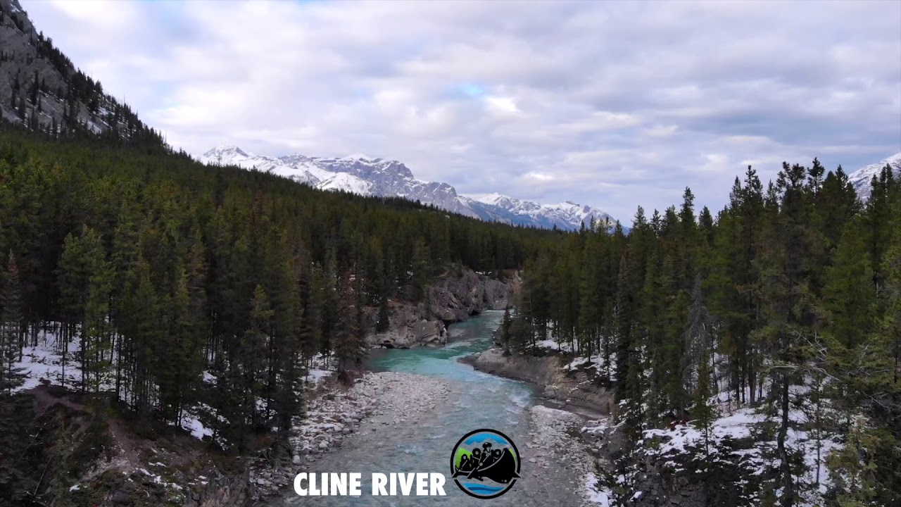 Hiking beautiful Cline River west of Nordegg in David Thompson Country ...