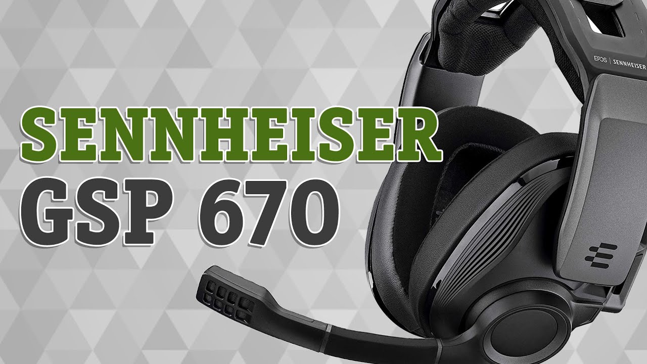 Навушники Sennheiser GSP 670 - YouTube