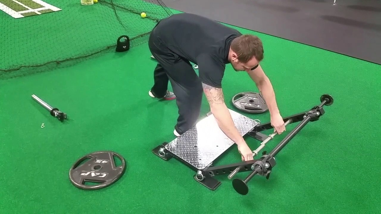 Stealth Leg Press to Push Sled - YouTube