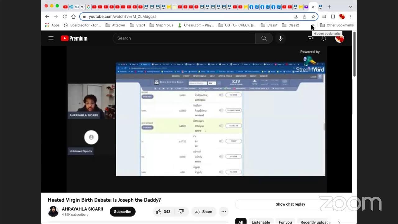 Virgin Birth debate [SEED] Sperm vs Child - YouTube