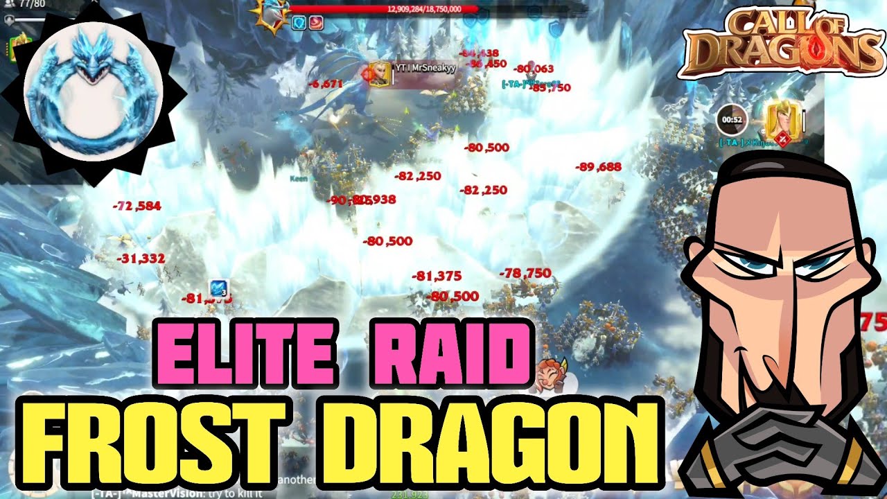 Call of dragons - Frost dragon ELITE RAID | Frame unlocked - YouTube