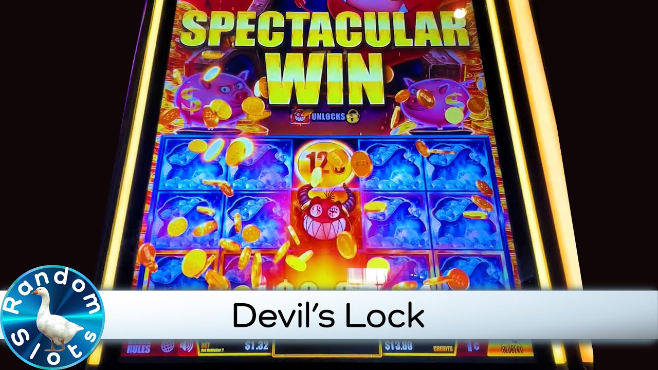 Devil's Lock Slot Machine Wins - YouTube