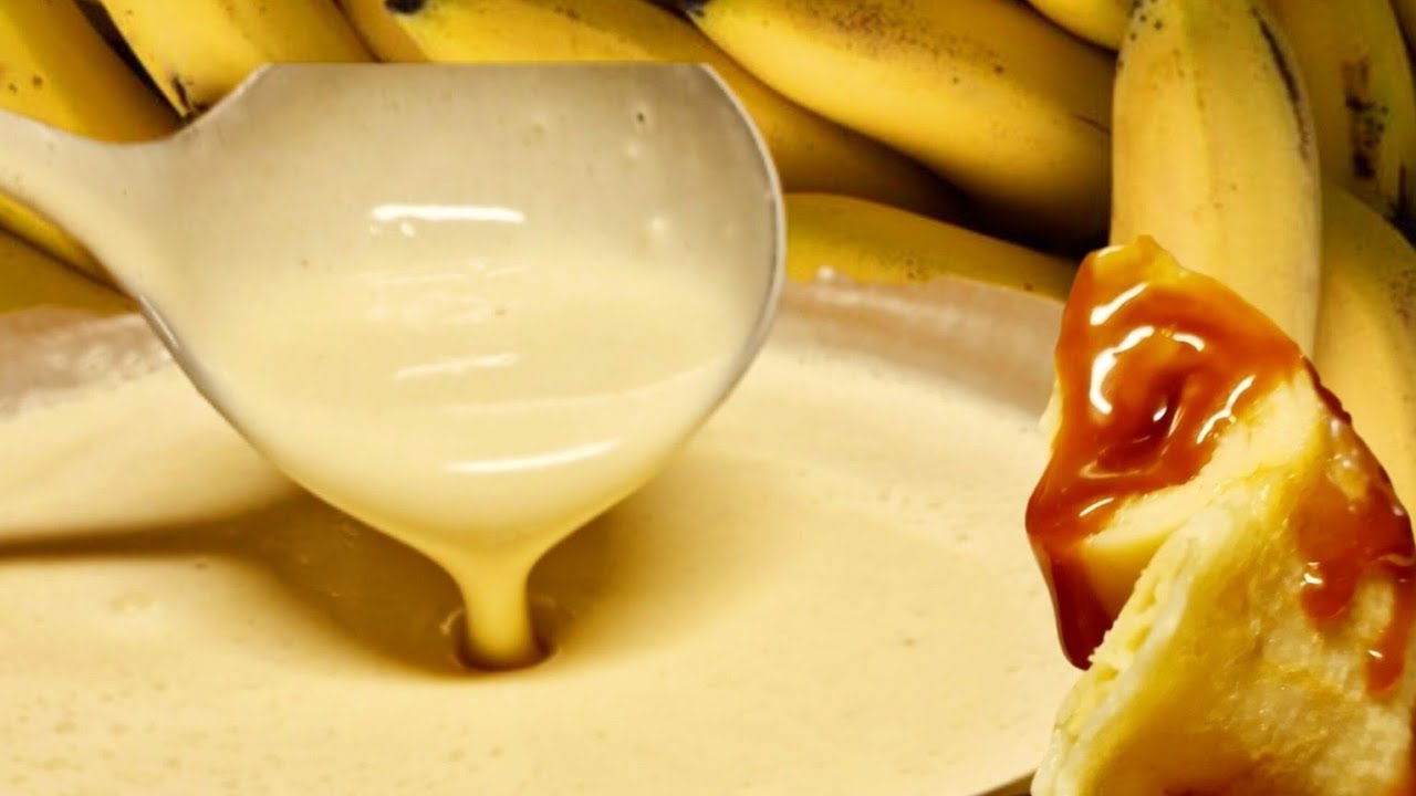 PÂTE À CRÊPE À LA BANANE DESSER: Je Réalise Ma Pâte À Crêpe À La Banane ...