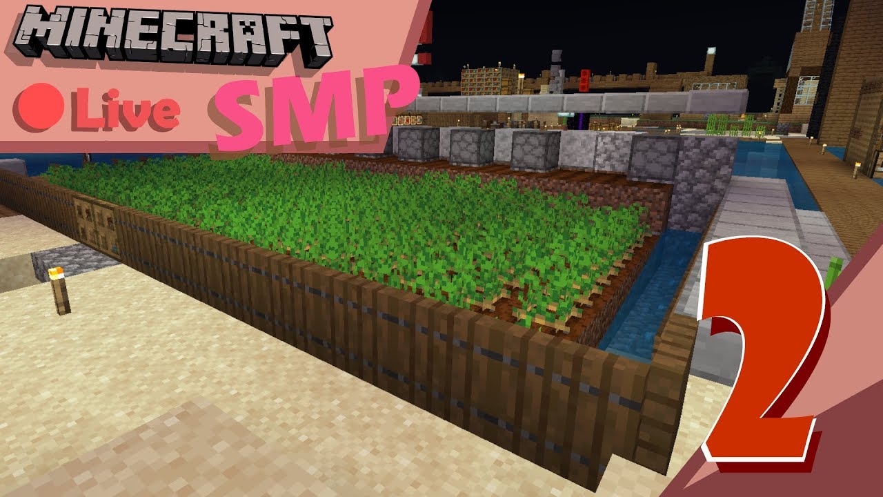 Minecraft SMP Realm - Ep 2 - Farms and Shops - YouTube