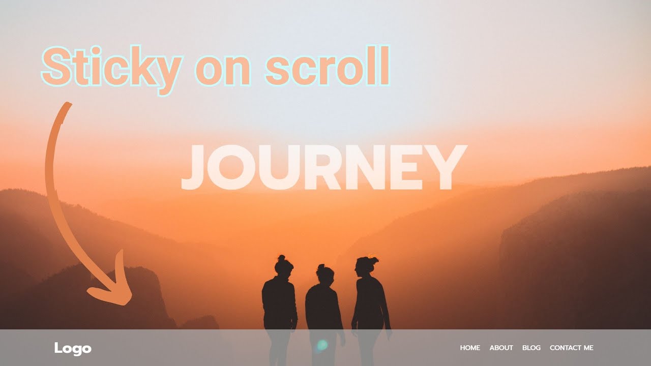 Create Sticky to Bottom Header - Simple Solution with CSS - YouTube