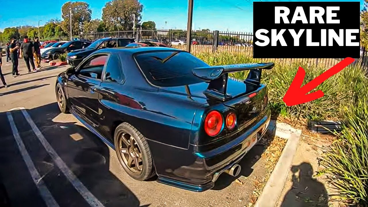 RARE SKYLINE at Nissan 240SX Meet!! - YouTube