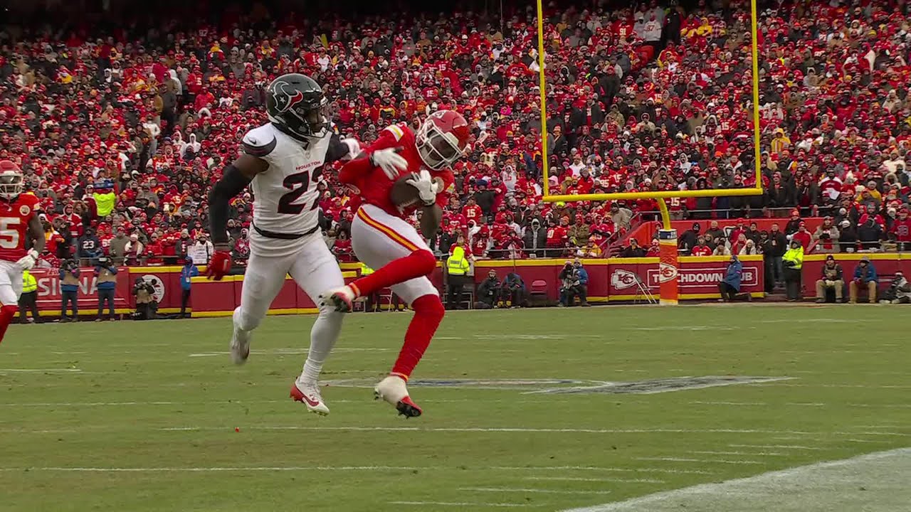 Xavier Worthy's otherworldly catch yields 21-yard gain vs. Texans - YouTube