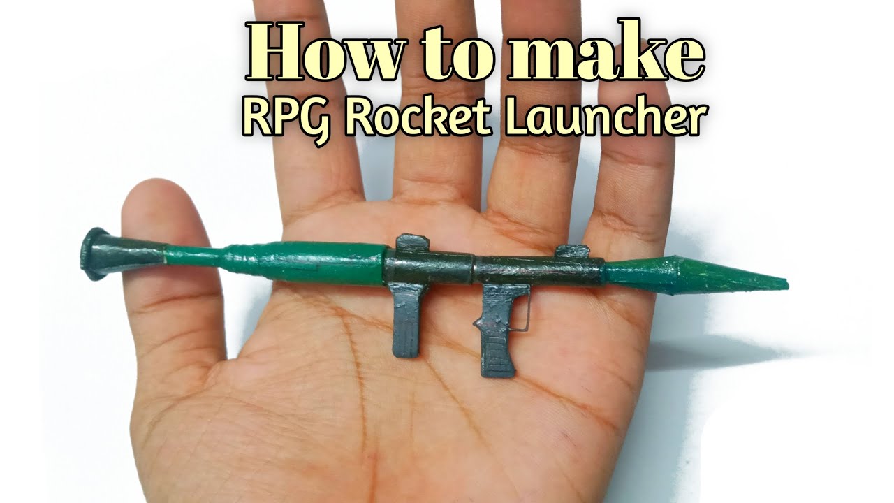 How to make RPG Rocket Launcher easily with paper tutorial | Xtreme ...