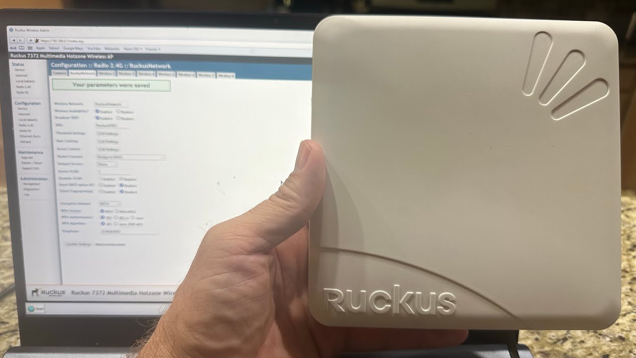 Configure Ruckus AP without Zone Controller - YouTube