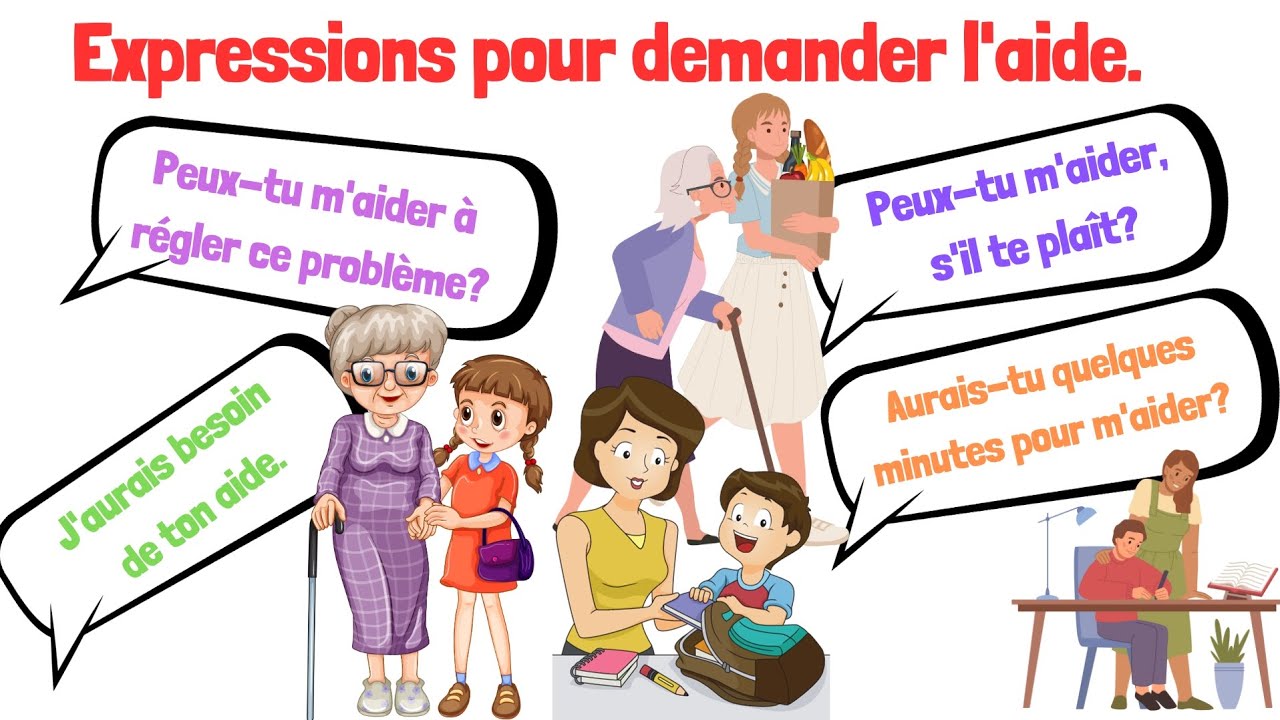 Apprendre des expressions pour demander l'aide en français. - YouTube