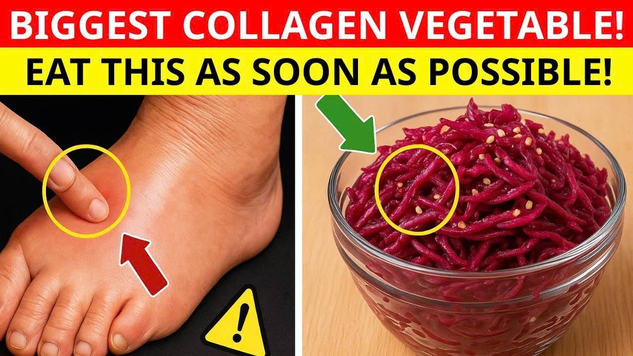 GOODBYE Swelling! 8 Collagen-Rich Vegetables You MUST Eat for Your LEGS ...