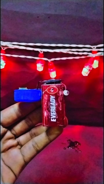 LED light on / off using water / electronics simple circuit LED light ...