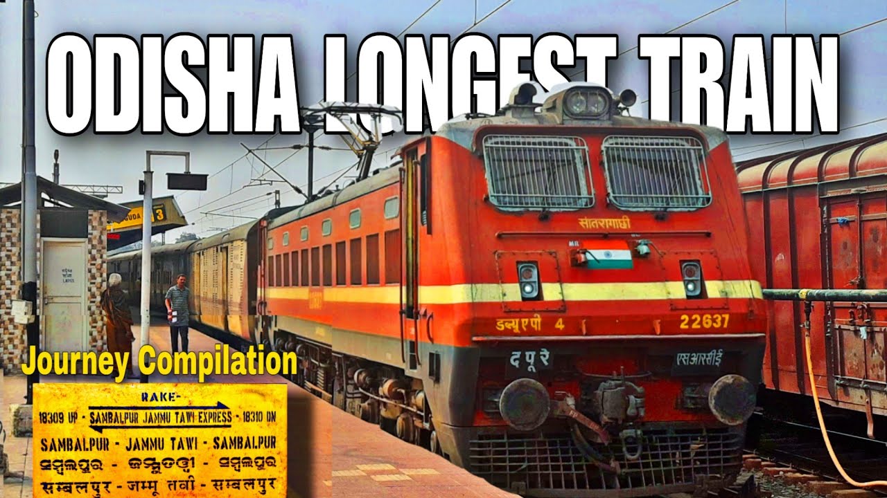 Sambalpur To Jharsuguda||Onboard 18309 Sambalpur Jammu Tawi Express ...