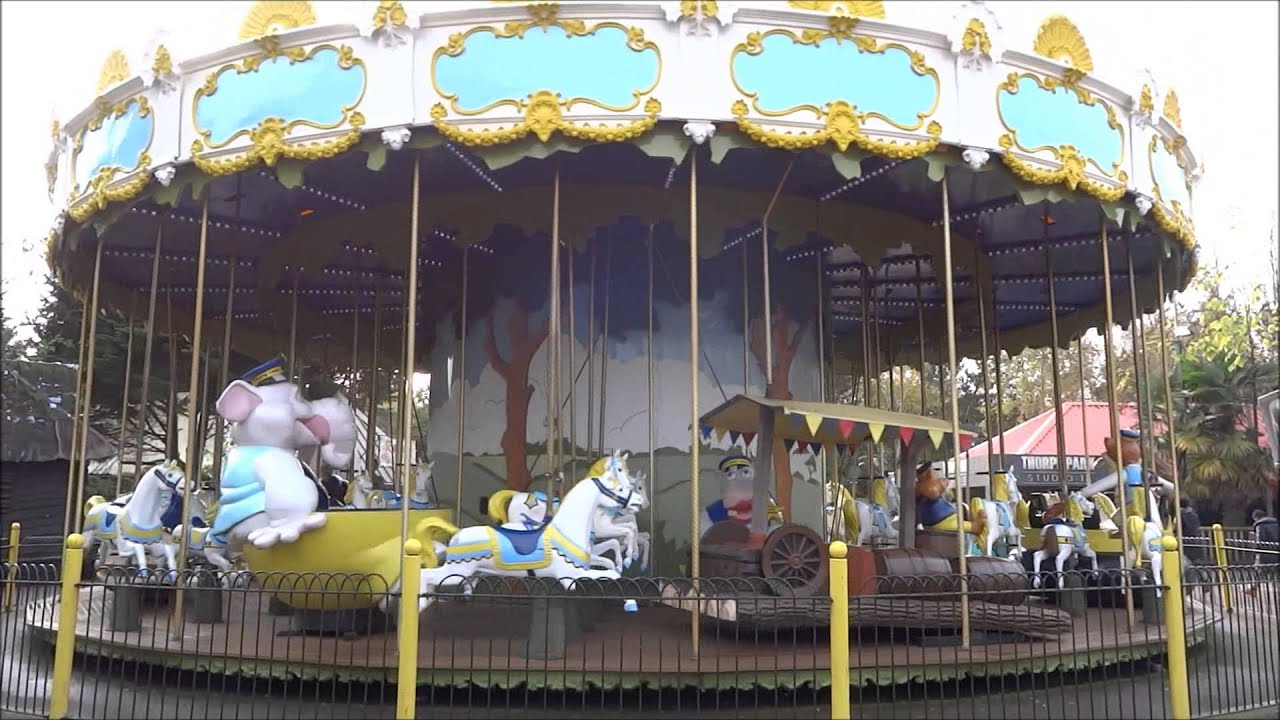 Chief Rangers Carousel at Thorpe Park - YouTube