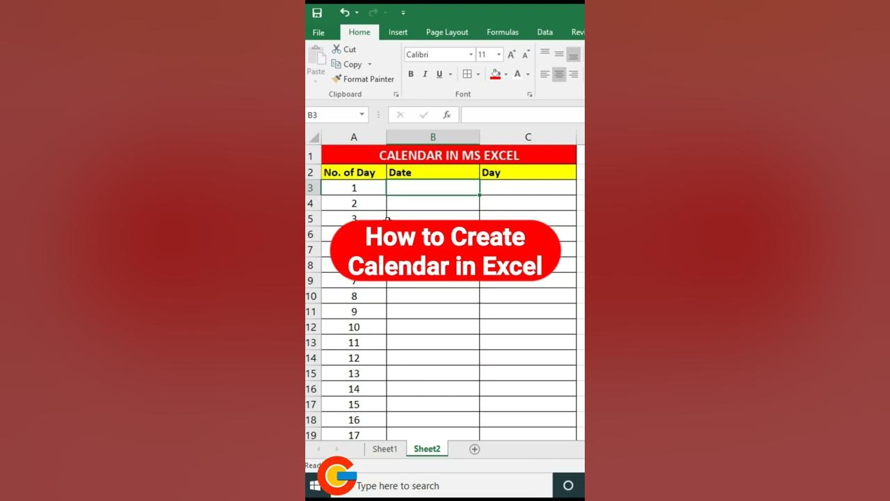 How To Make Calendar In Excel MS Excel Tutorial shorts YouTube how-to-make-calendar-in-excel-ms-excel-tutorial-shorts-youtube