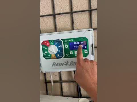 How to Manually Water with Rain Bird ESP-ME3 Controller - YouTube