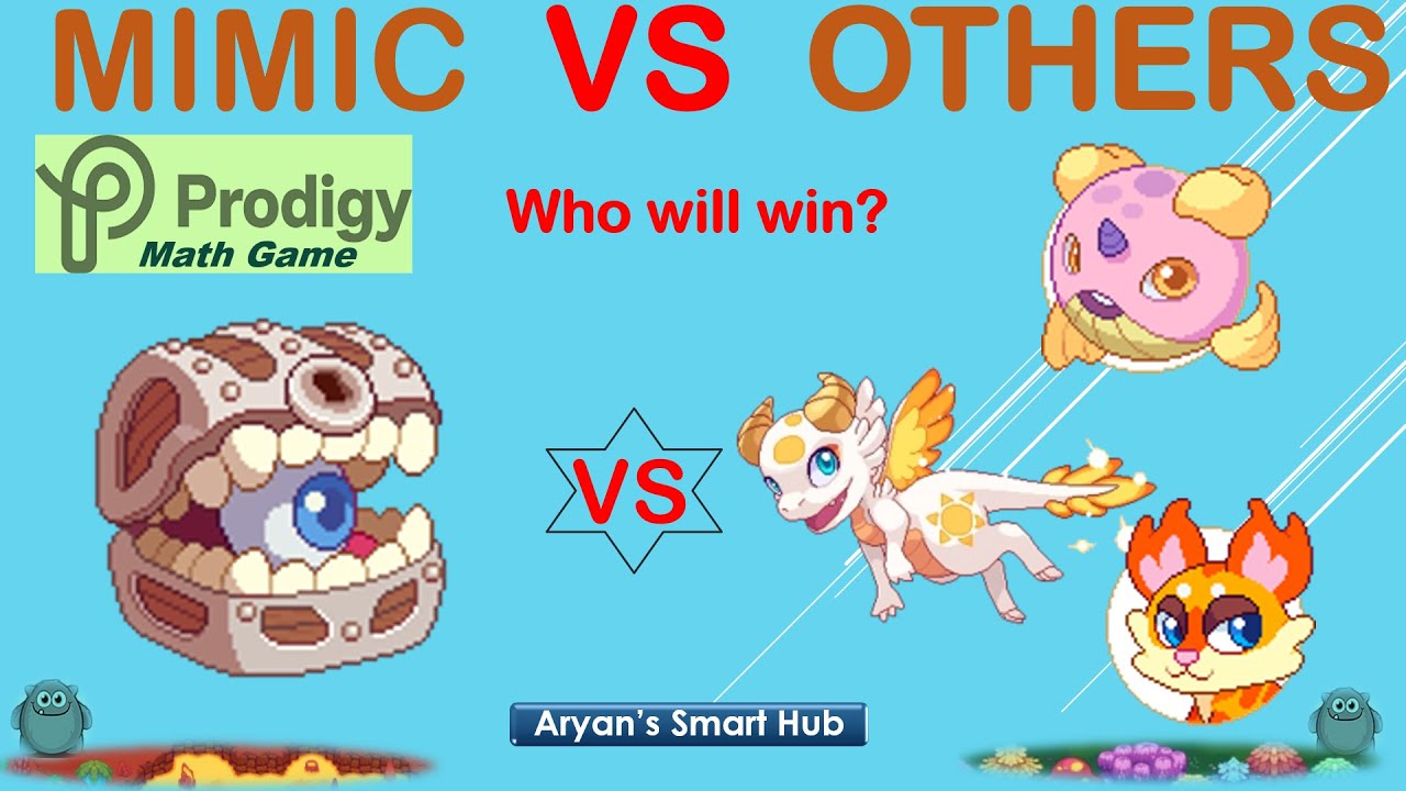The Worst Pet in Prodigy! Mimic battling against others. - YouTube