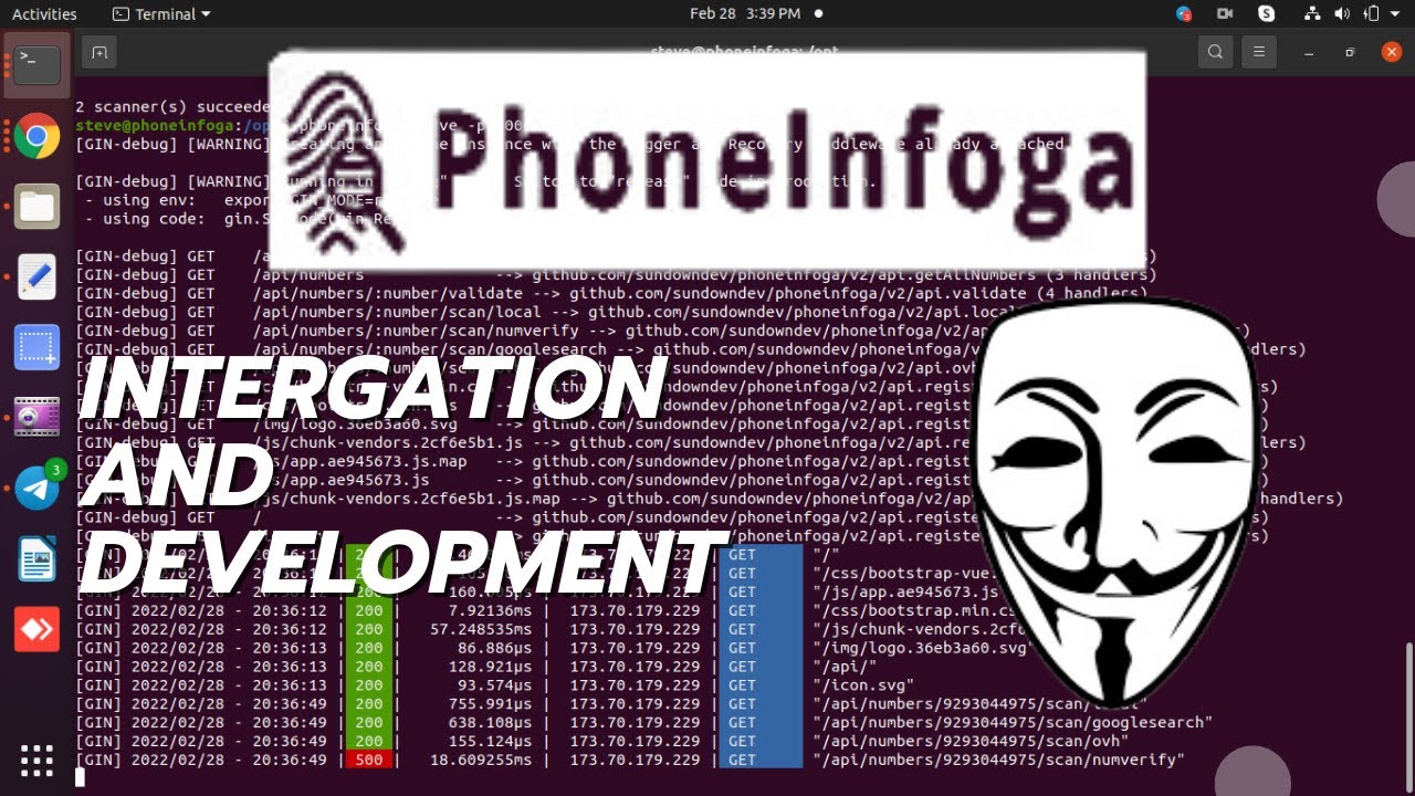 PhoneInfoga Installation Service On Ubuntu Linux - YouTube