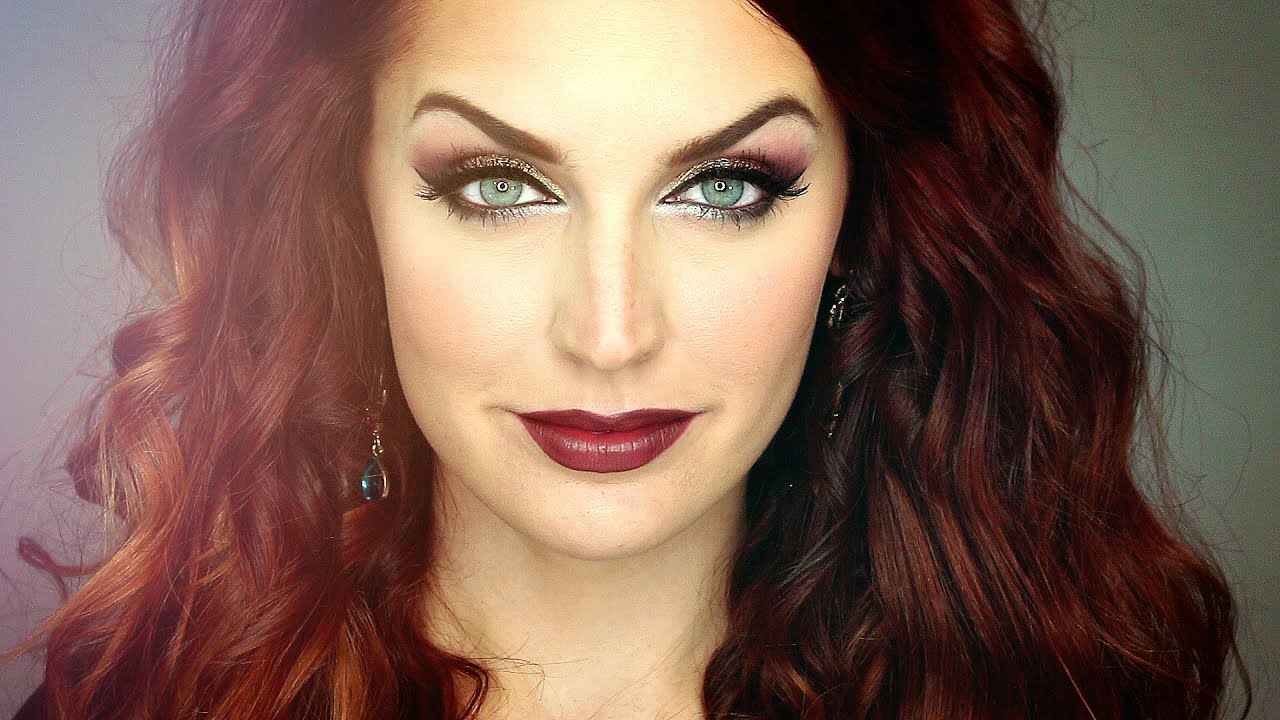 Dramatic Fall Makeup Tutorial - YouTube