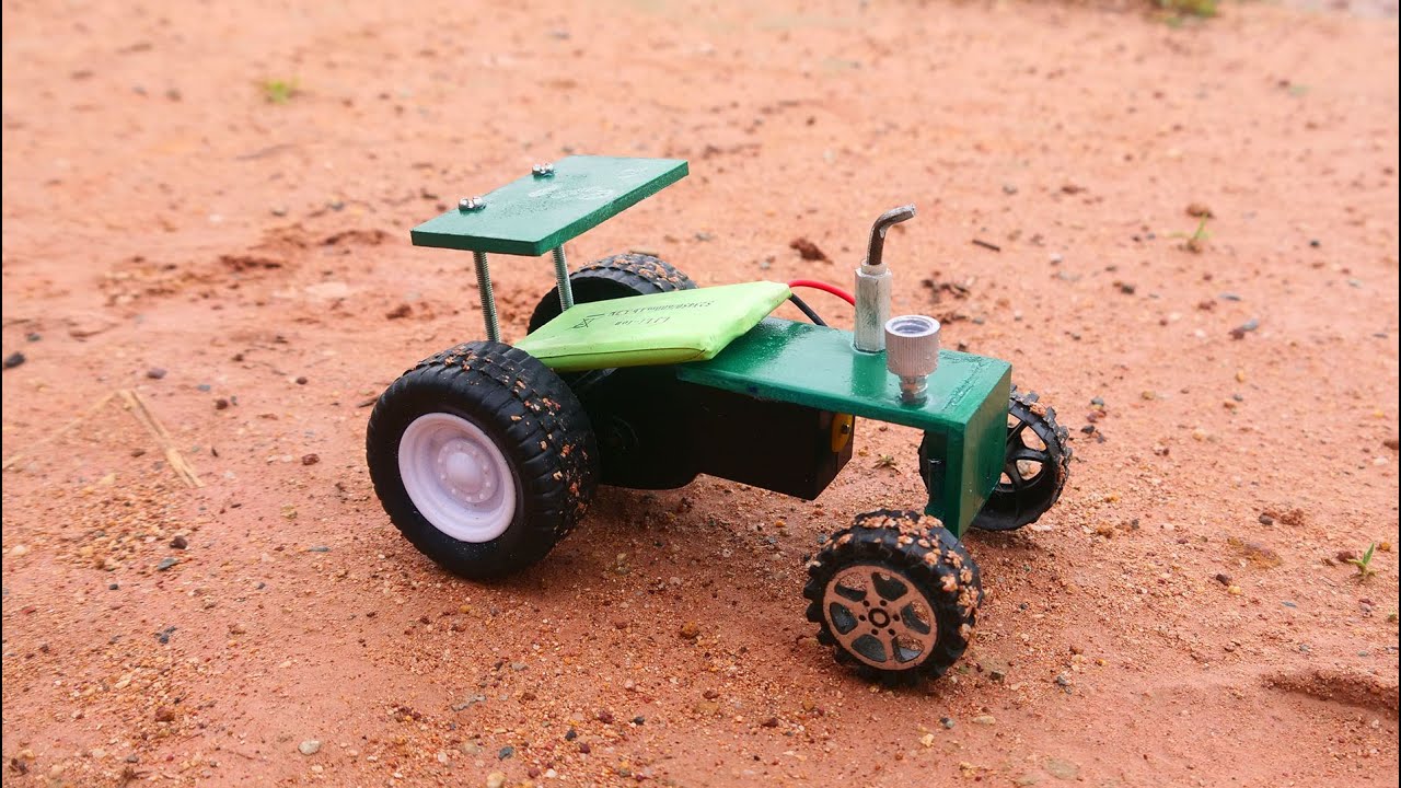How To Make a Mini Tractor Science Project #2 - YouTube