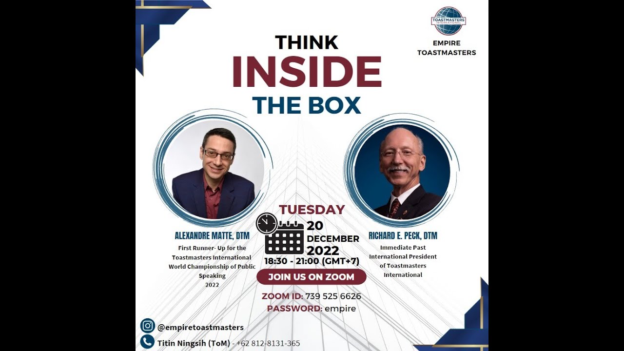 Empire Special Meeting with PIP Richard E. Peck, DTM and Alexandre ...