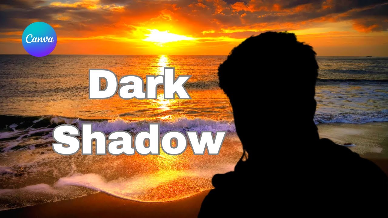 Dark Shadow Effect with Canva Tutorial - YouTube