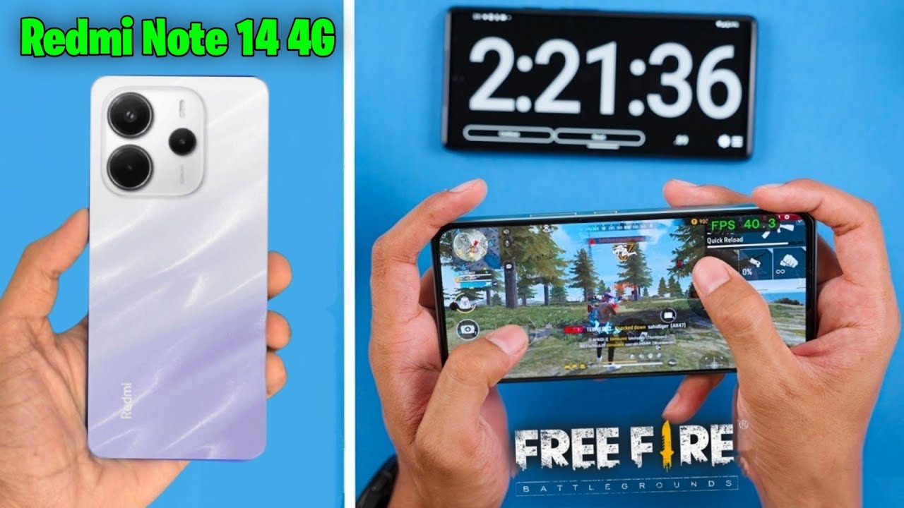 Redmi Note 14 4G Free Fire Test | Redmi Note 14 4G FF Gameplay | Redmi ...