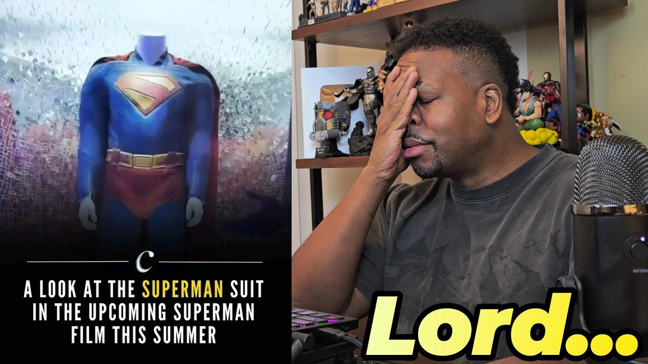 Detailed Look at The New Superman Suit - Reaction! - YouTube