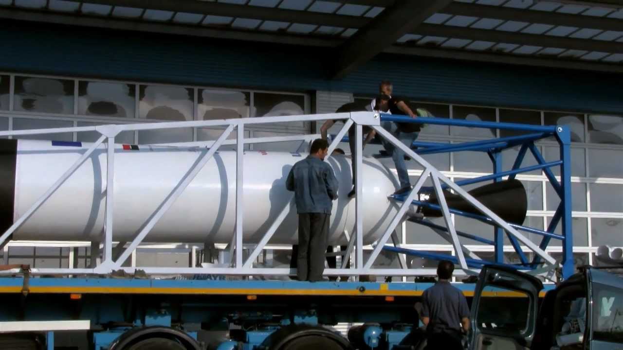Haas 2C orbital rocket, first public display, 2012 - YouTube
