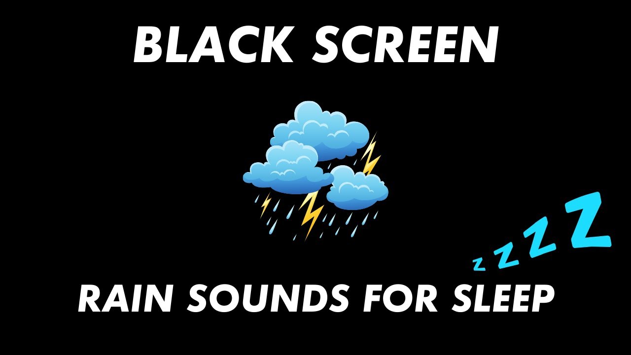 Fall into Sleep in 2 Minutes with Heavy Rain & Thunder Intense Sounds ...