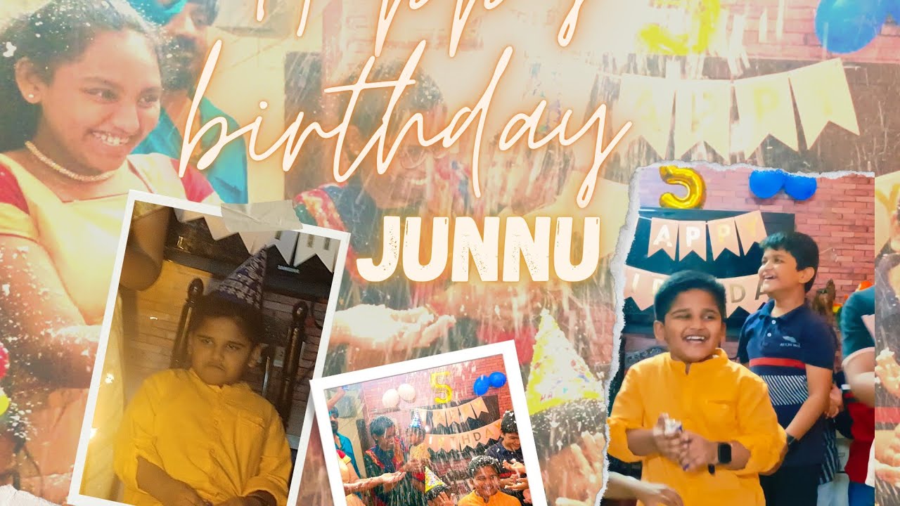 junnu birthday celebration||birthday celebration|| - YouTube