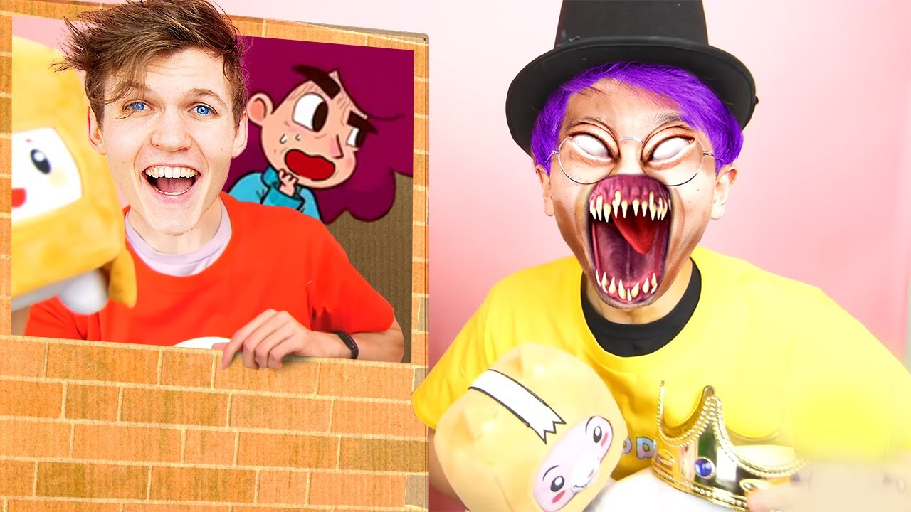 LANKYBOX Playing LIL GUARDSMAN in REAL LIFE!? (SECRET ENDING UNLOCKED ...