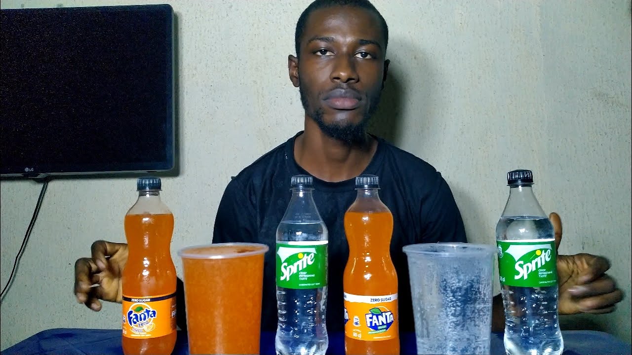 ASMR DRINKING SPRITE AND FANTA - YouTube