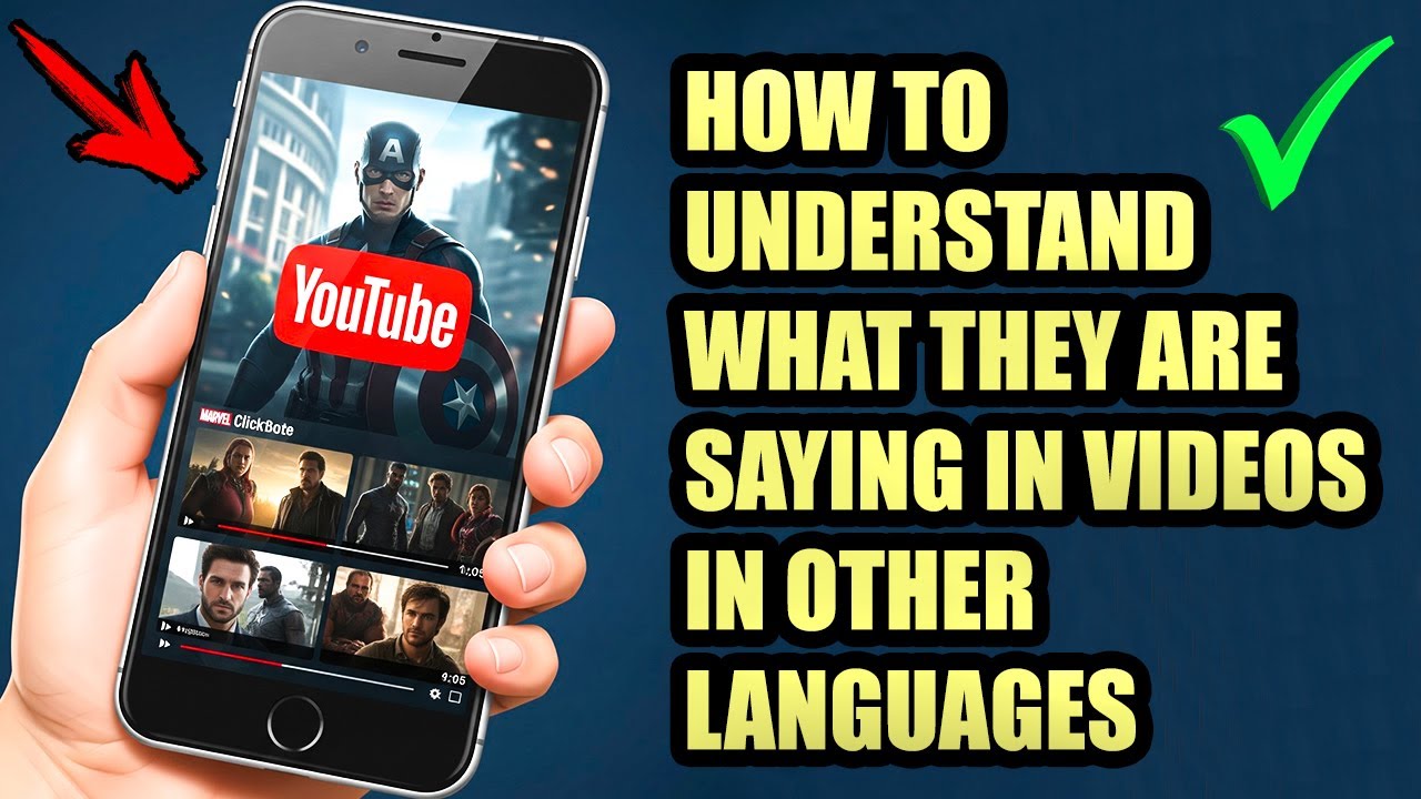 HOW TO WATCH YOUTUBE IN ANOTHER LANGUAGE and Understand the words ...
