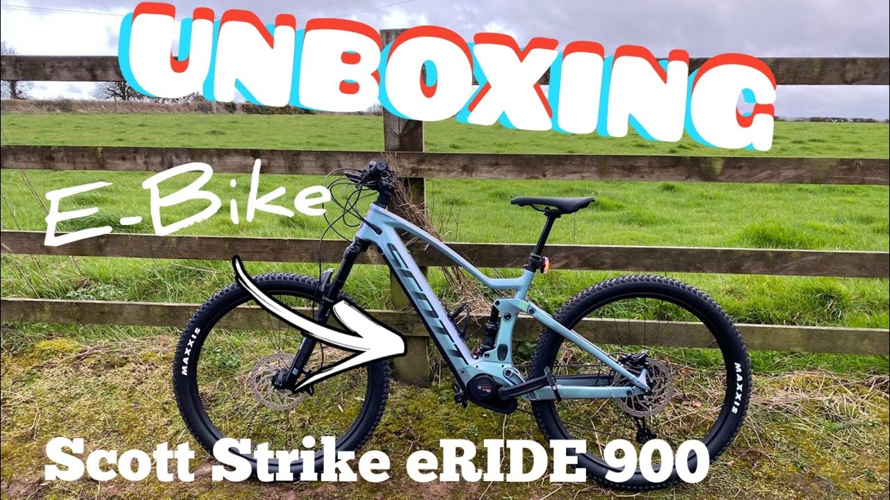 E-BIKE - Scott Strike eRIDE 900 - UNBOXING - prism grey green - YouTube