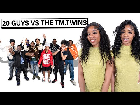 20 GUYS VS 2 INFLUENCERS: T.M TWINS