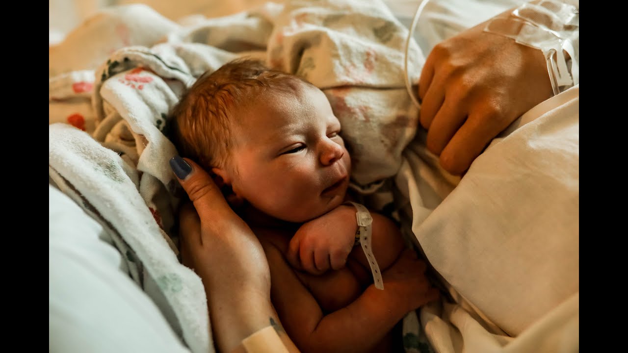 the birth of lane delbert - YouTube