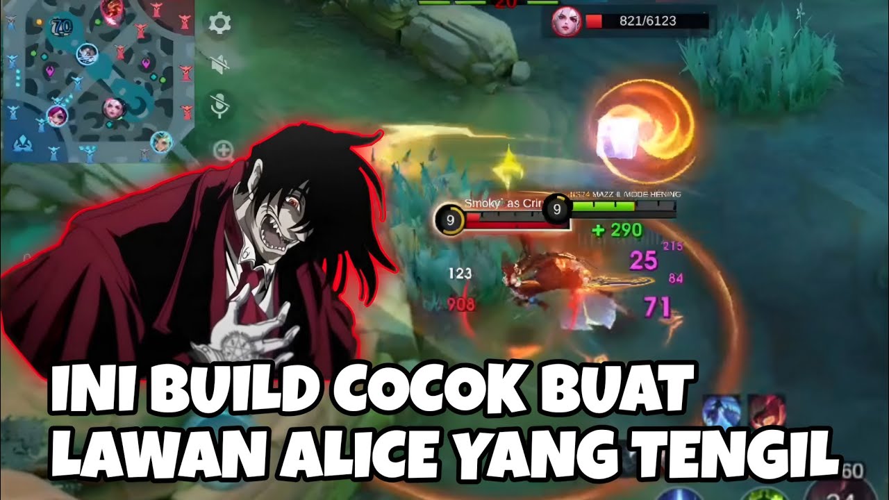 Alice lepas alucard solusinya cobain build ini auto gacor | mobile ...