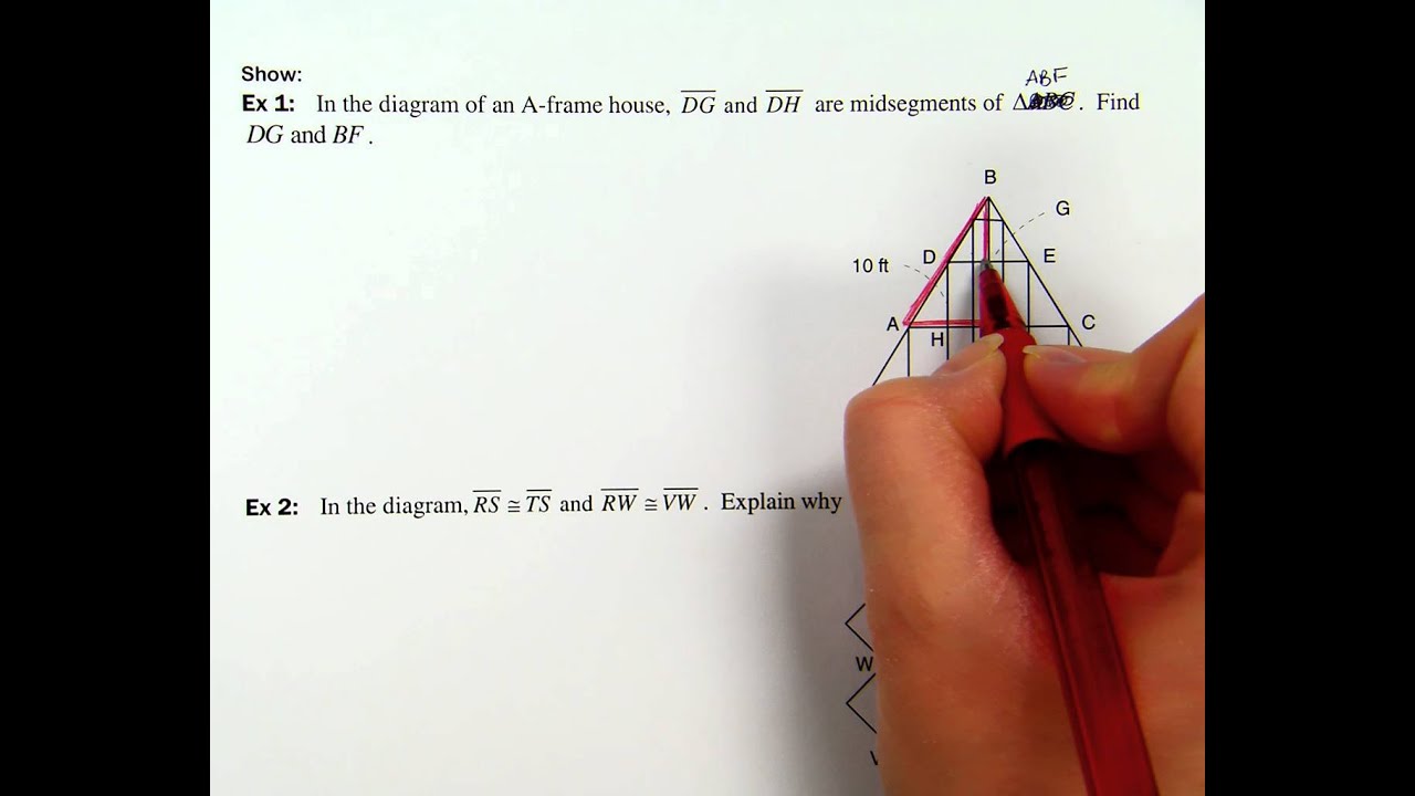 5 1 Midsegment Theorem - YouTube